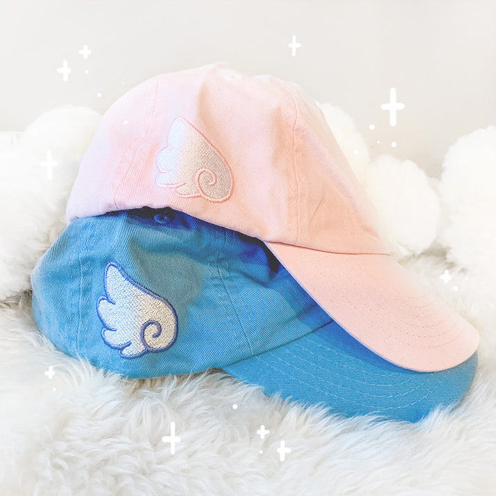 Angel Wings Dad Cap ☆ PINK – blushsprout