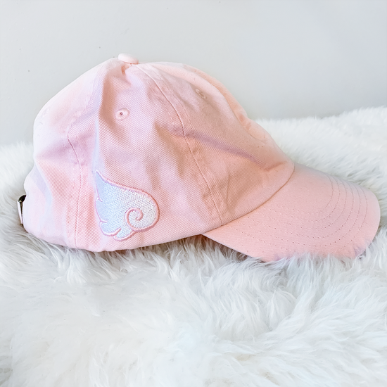 Angel Wings Dad Cap ☆ PINK – blushsprout